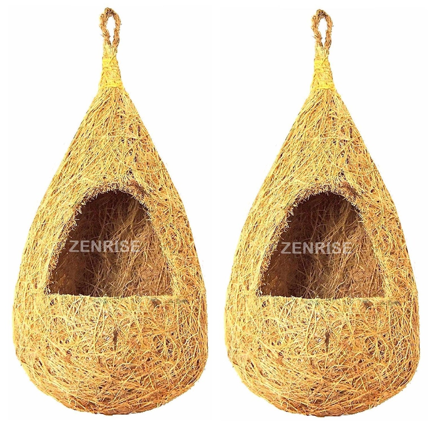 ZENRISE Coconut Fiber Bird Nest Swing with Arch Entrance for cage Bird – Zenrise.in